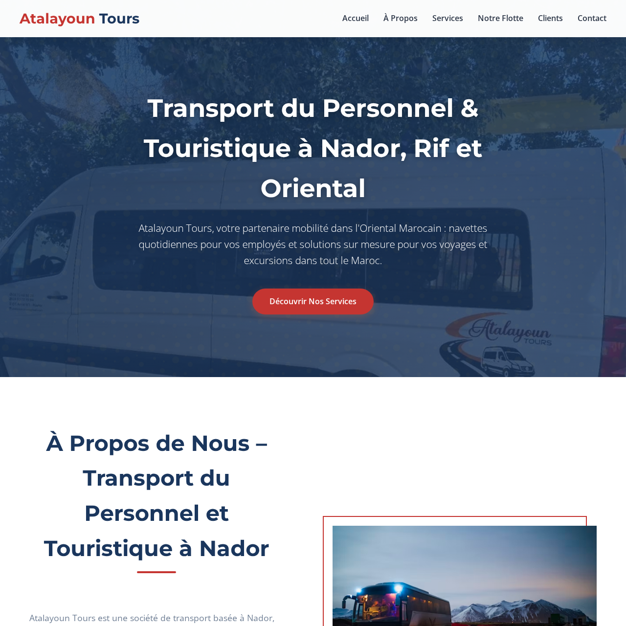 Atalayoun Tours - Transport de personnel & excursions touristiques ...